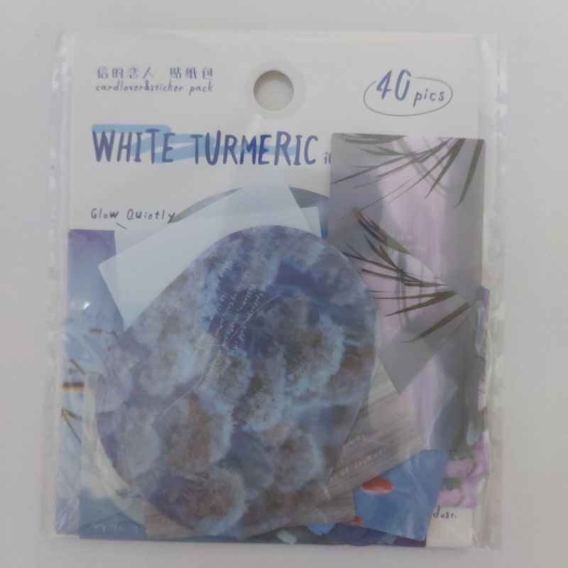 Jual Cardlover: White Turmeric - Memory Sticker Pack Forest Flower ...