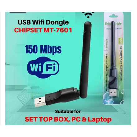 Jual USB Wifi Dongle MT7601 Wireless Adapter Receiver Antena Wifi PC ...
