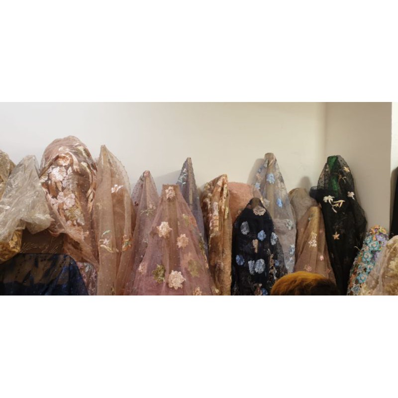 Jual ORGANZA MOTIF ACAK | Shopee Indonesia