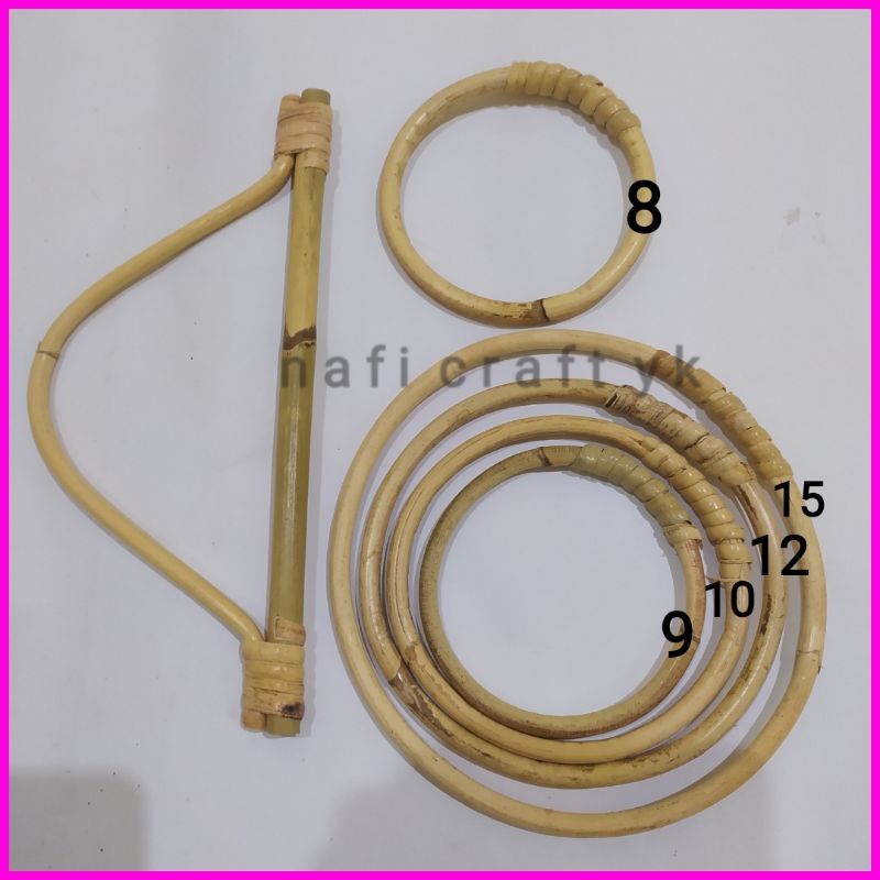 Jual rotan bulat untuk dekorasi - ring rotan bulat - rotan lingkaran ...