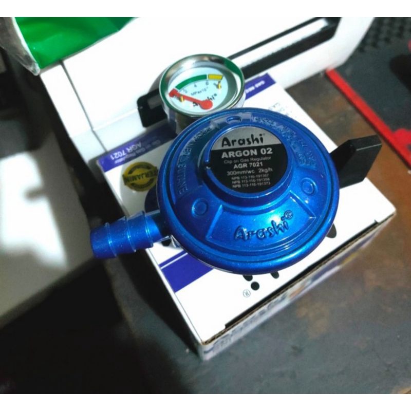 Jual regulator gas lpg 3kg/12kg anti bocor arashi argon SNI | Shopee ...