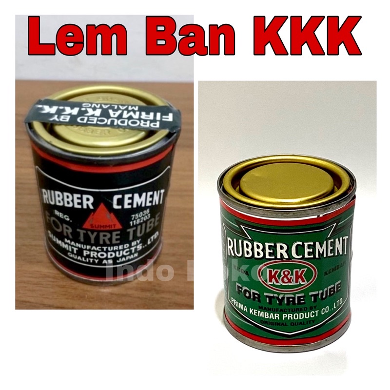 Jual LEM BAN KKK Lem tambal ban 100gram rubber cement kaleng 100gr lem ...