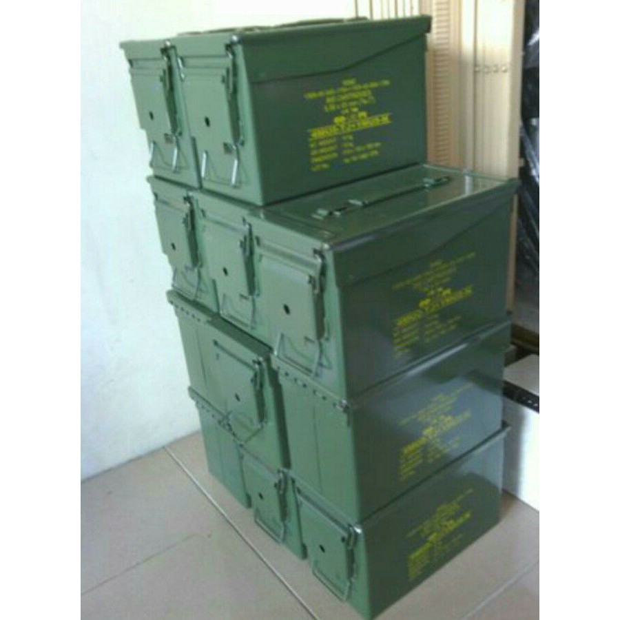 Jual Box Kotak Besi Multifungsi Bekas Peluru Pindad Serbaguna | Shopee ...