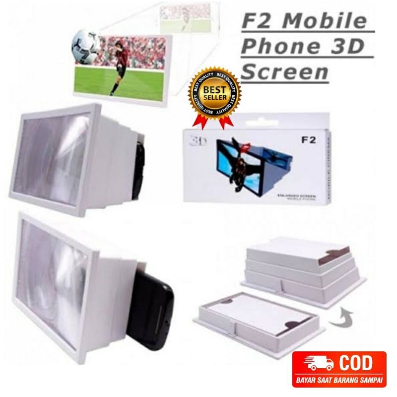 Jual ZOOM KACA PEMBESAR LAYAR HP PROYEKSI 3D PORTABLE R2 ENLARGE F2 ...