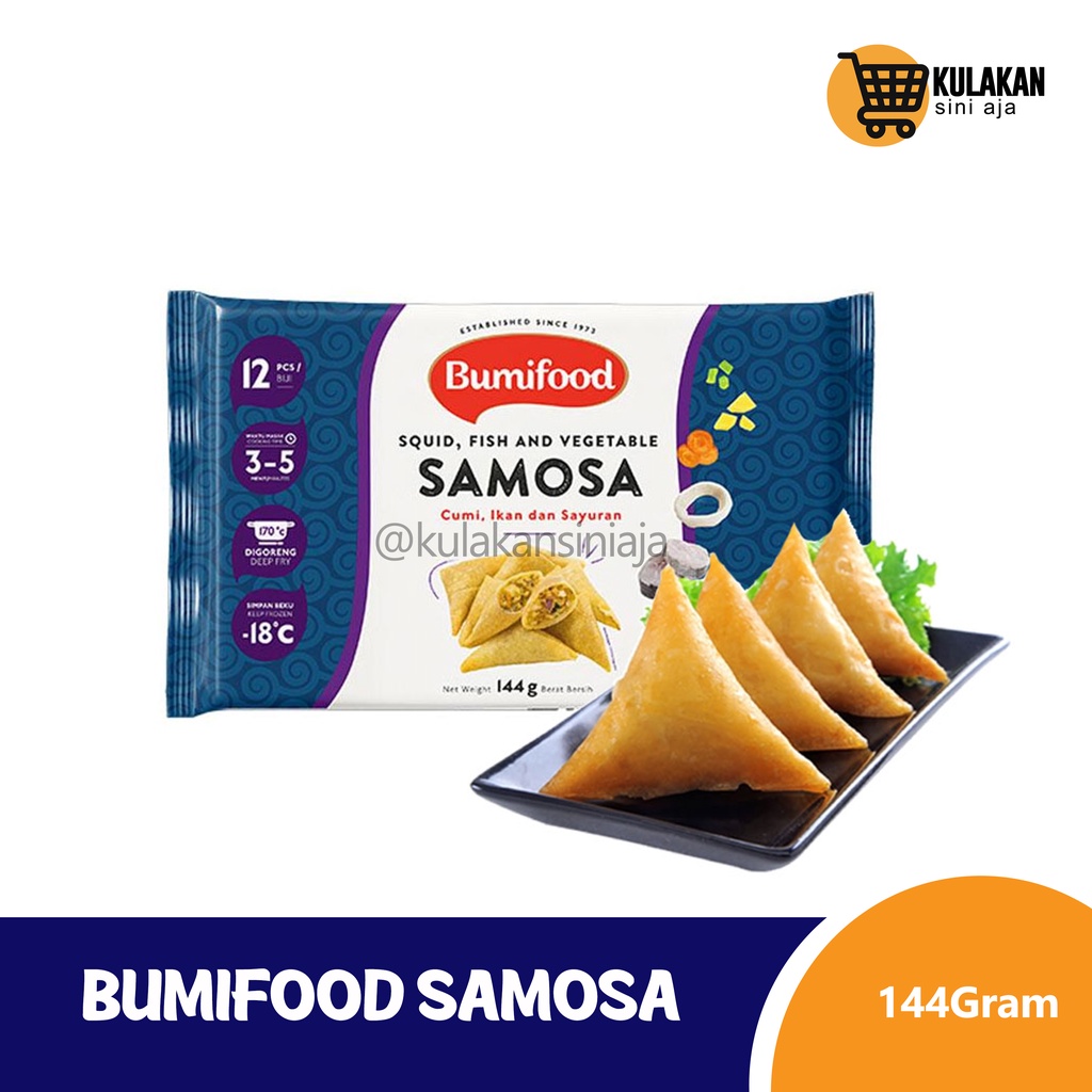 Jual Bumifood Samosa 144 Gram | Shopee Indonesia