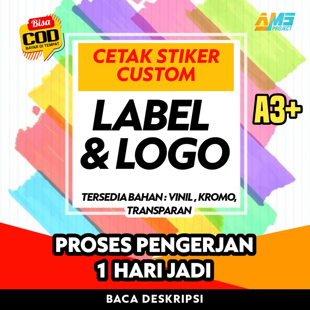 Jual Stiker Label CUSTOM / Label Kemasan / Label kemasan / Label Produk ...
