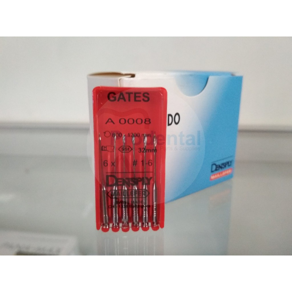 Jual Dentsply Gates Gliden Drill / GGD 28 / 32mm #1-6 preparasi saluran ...
