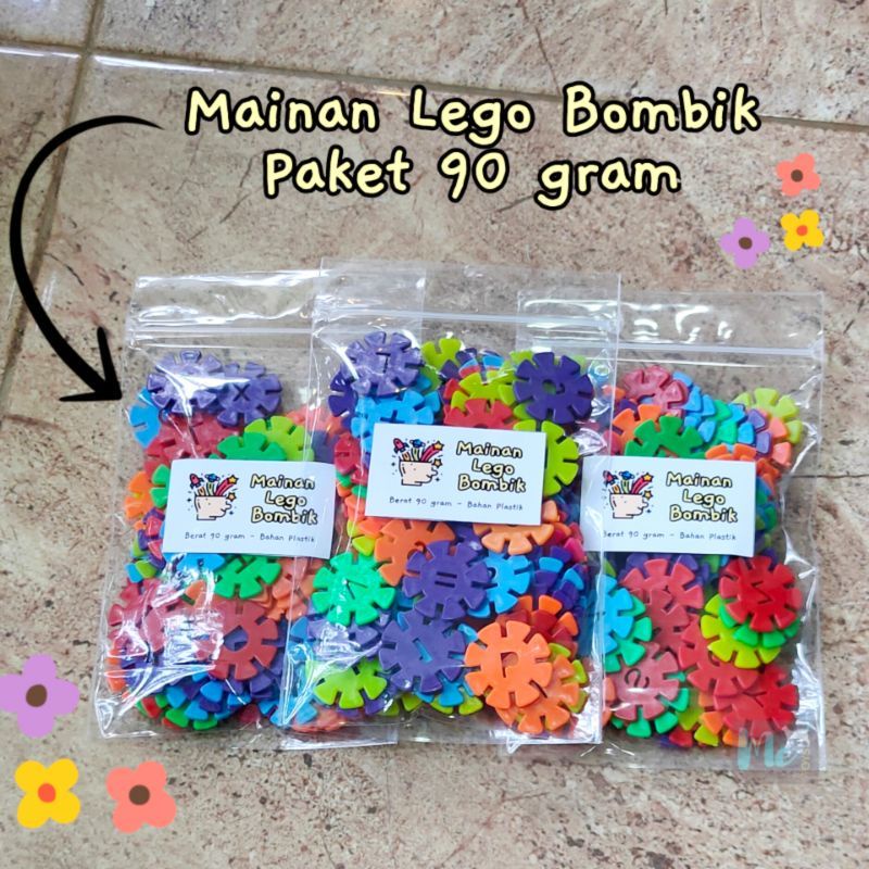 Jual Mainan Lego Bombik Plastik untuk Kreativitas Anak berat bersih 90 ...