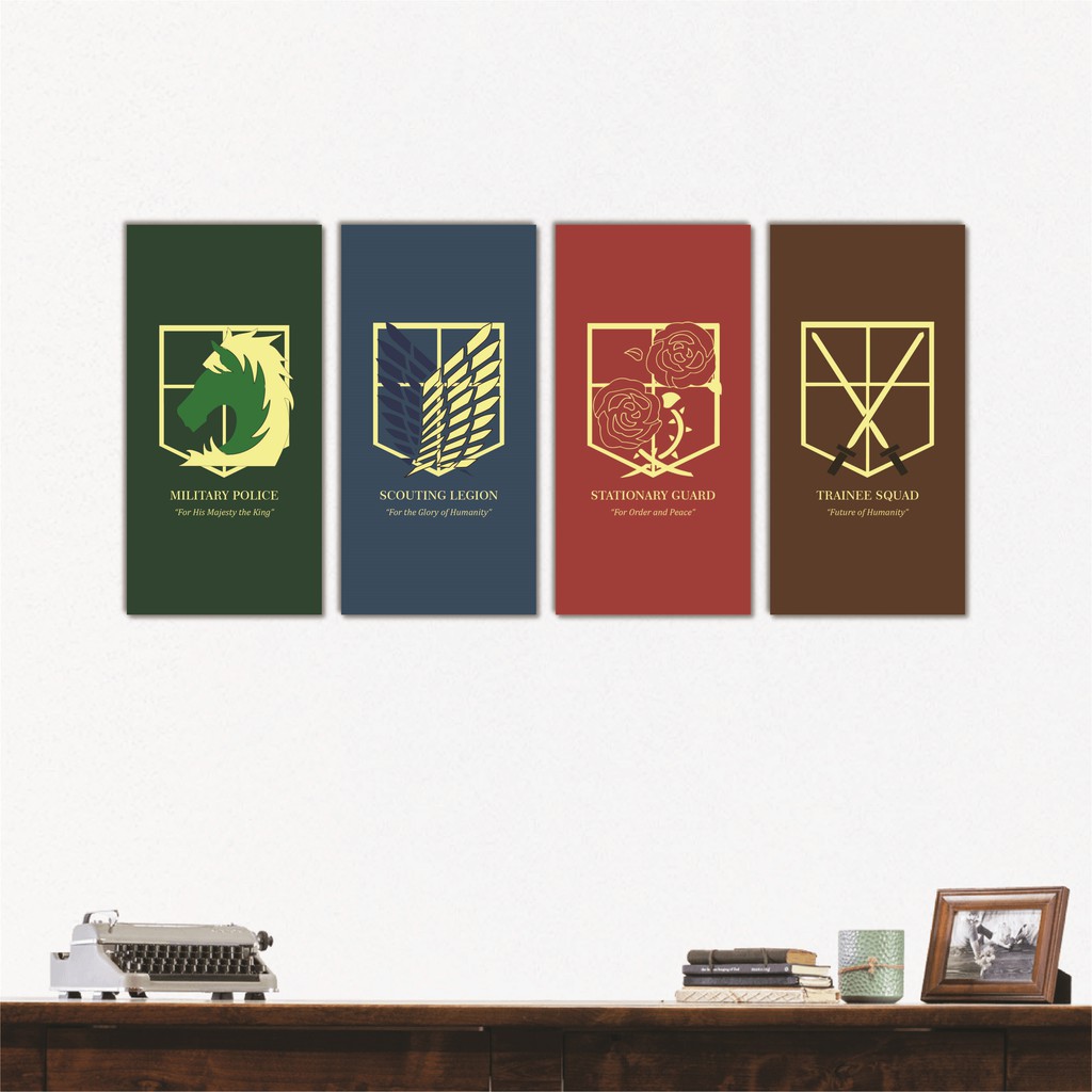 Jual Attack on Titan / AOT Division Logo - Wall Decor / Hiasan Dinding ...