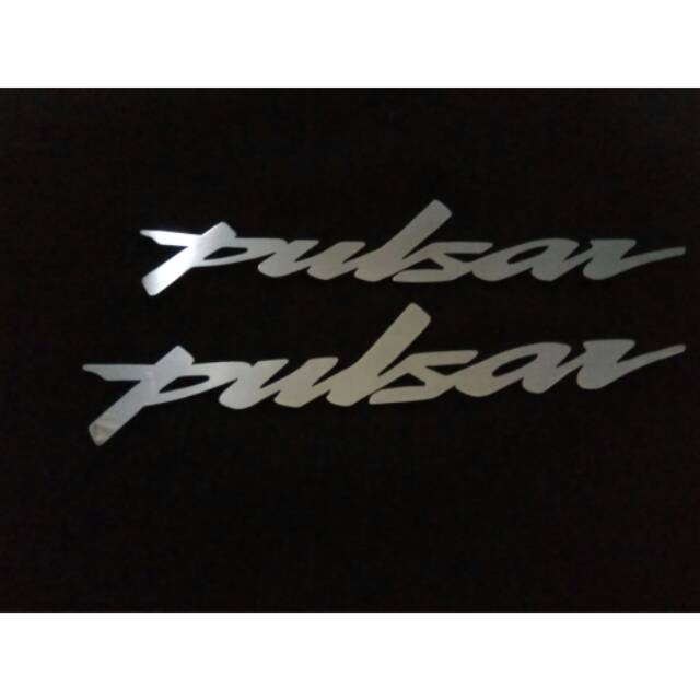 Jual EMBLEM PULSAR STAINLESS 1 SET | Shopee Indonesia
