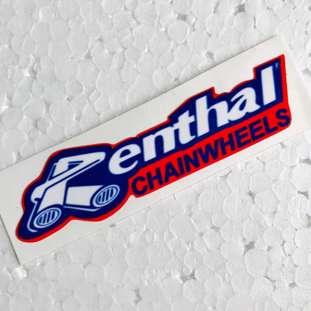 Jual Sticker Renthal Chainwheels Bahan Ritrama Laminasi Glossy | Shopee ...