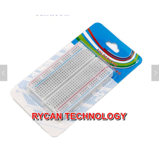 Jual BREADBOARD 400 PIN SOLDERLESS BREAD BOARD POINT PROTOBOARD KECIL ...