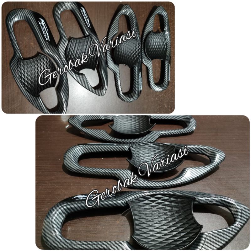 Jual Outer Mangkok Pintu Mobil All New Avanza 2022 GR Motif Carbon ...