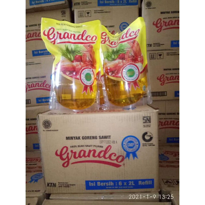 Jual minyak sayur grandco 2 L | Shopee Indonesia