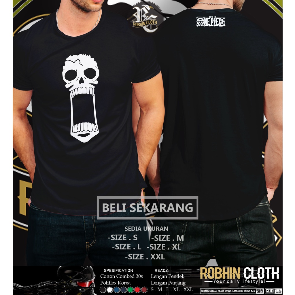 Jual Kaos Baju Anime One Piece Brook Baju anime | Shopee Indonesia Jual Kaos Baju Anime One Piece Brook Baju anime | Shopee Indonesia