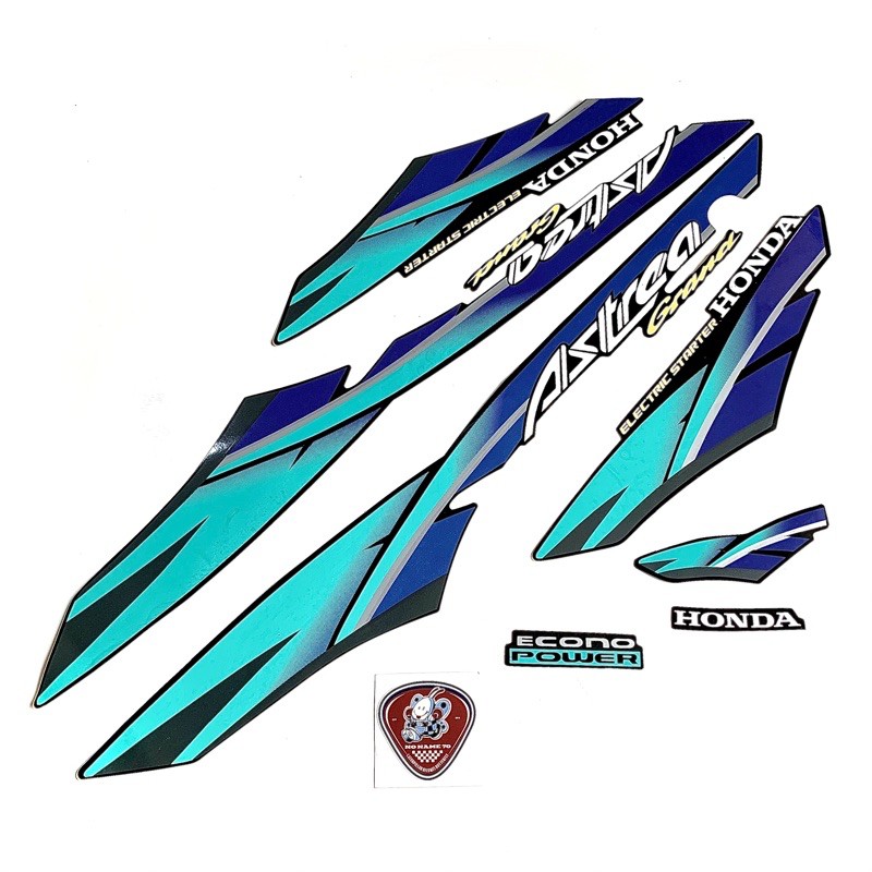 Jual Striping stiker sticker body honda astrea grand ungu tosca ...