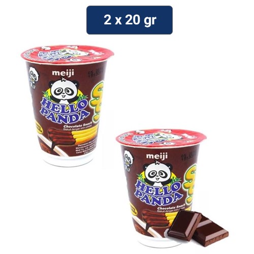 Jual Hello Panda Biskuit Stick Cokelat 2 x 20 gr | Shopee Indonesia