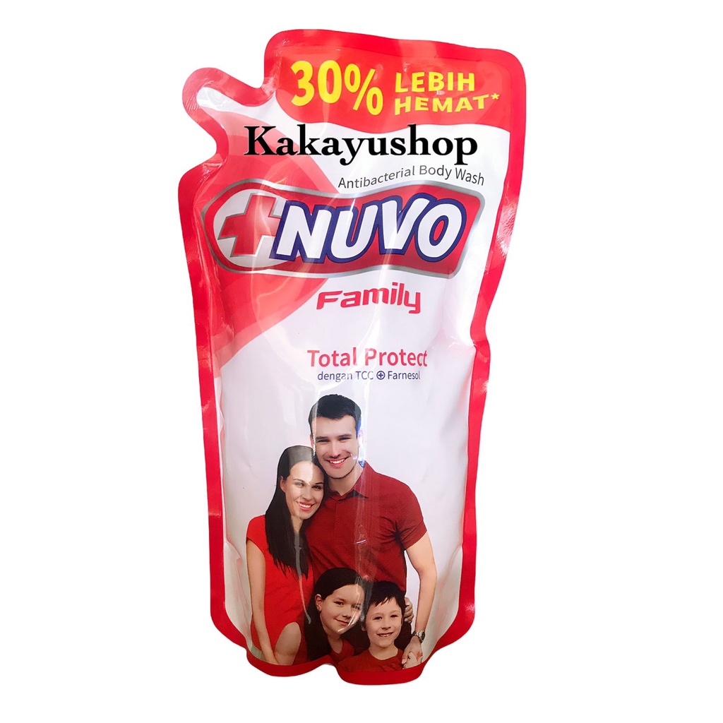 Jual NUVO Family Body Wash Sabun Cair Refill 825 ml | Shopee Indonesia