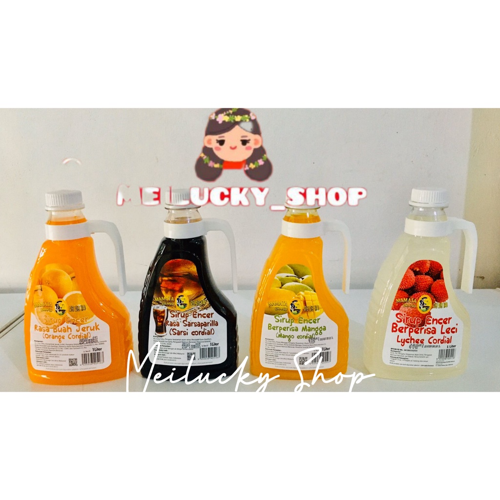Jual 4 JENIS SYRUP BUAH MALAYSIA PER BOTOL 1 LITER | Shopee Indonesia