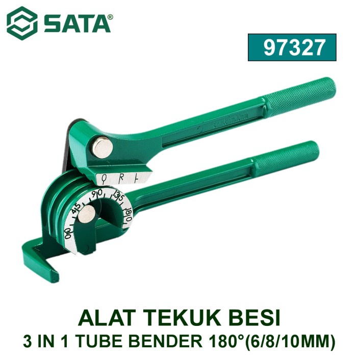 Jual SATA TOOLS ALAT TEKUK/PEMBENGKOK BESI 97327 3IN1 TUBE BENDER 180 ...