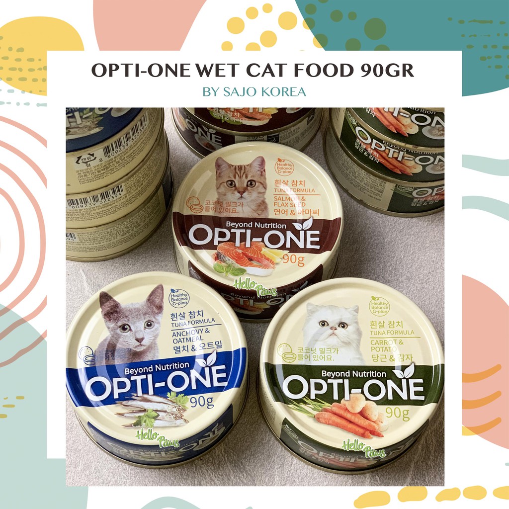 Jual Sajo Opti-one Cat Wet Food 90gr - Makanan Kaleng Kucing Made in ...
