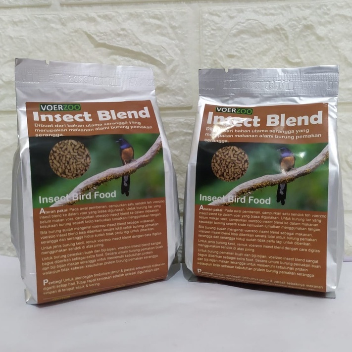 Jual Voer zoo insect blend voer dengan campuran serangga untuk burung ...