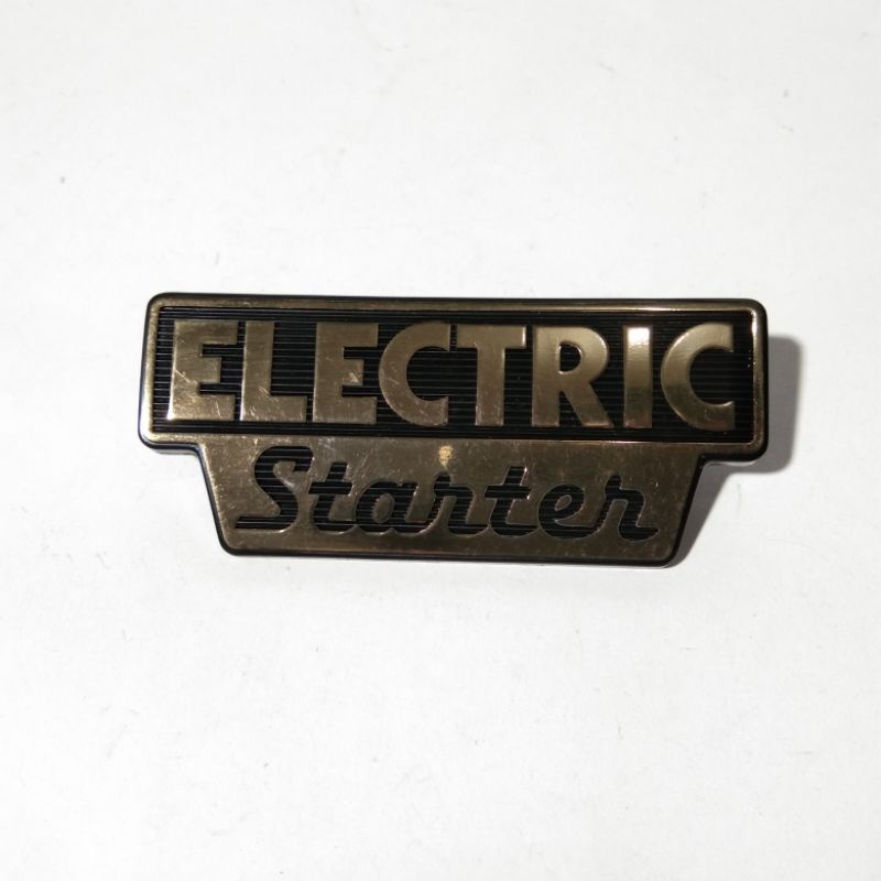 Jual emblem logo sayap electric starter RC80 RC100 logo legshield ...