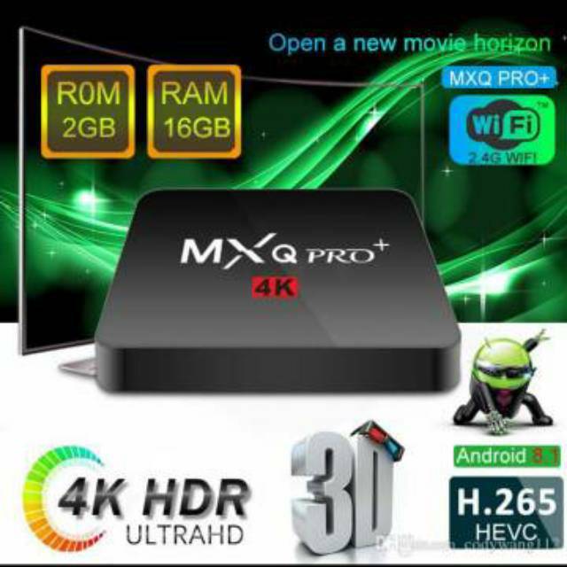 Jual Android TV Box/ TV Box Android MXQ Pro 4K HDTV (2G+16G) | Shopee ...