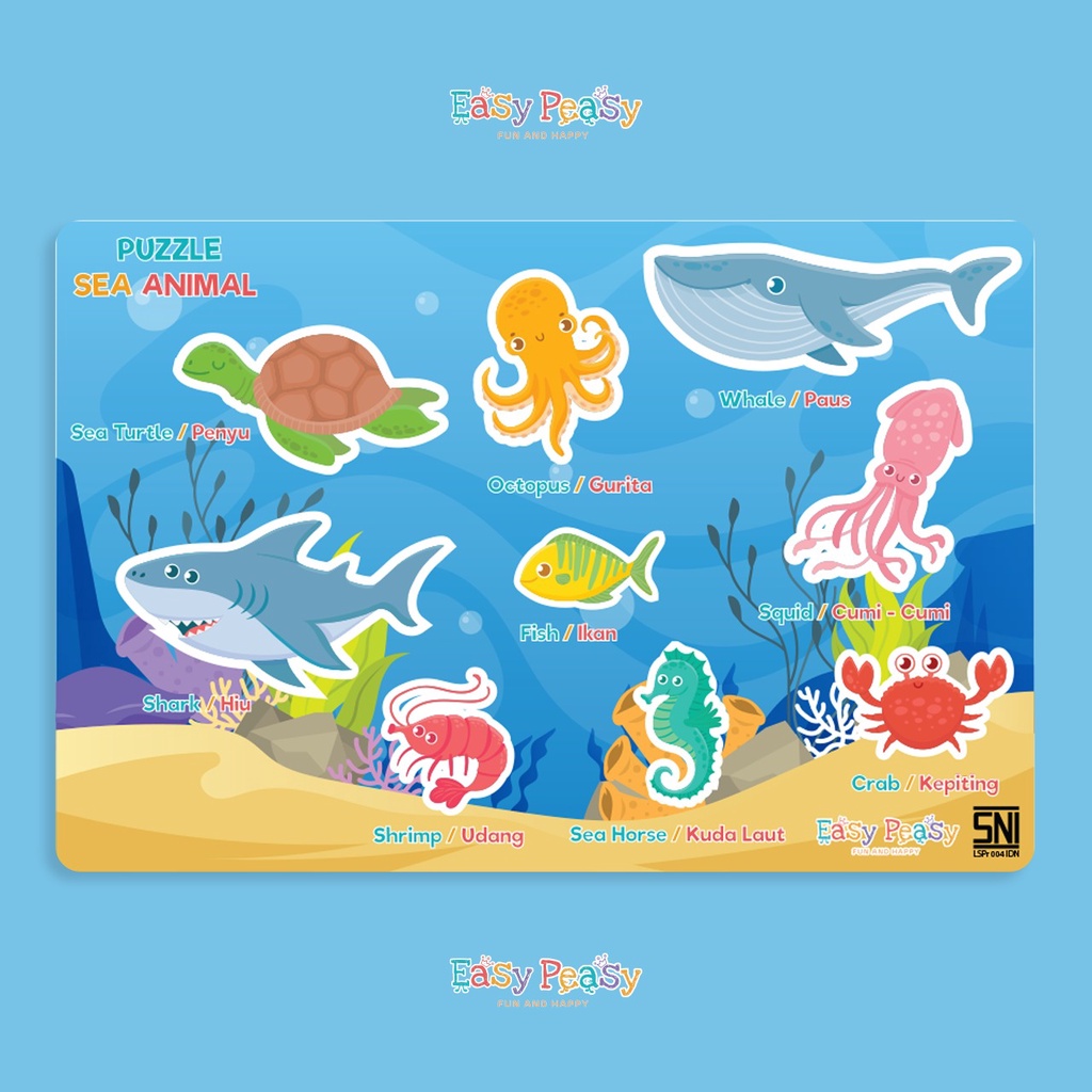 Jual Easy Peasy - Jigsaw Puzzle Kayu 3D Mainan Edukasi Edukatif Anak ...