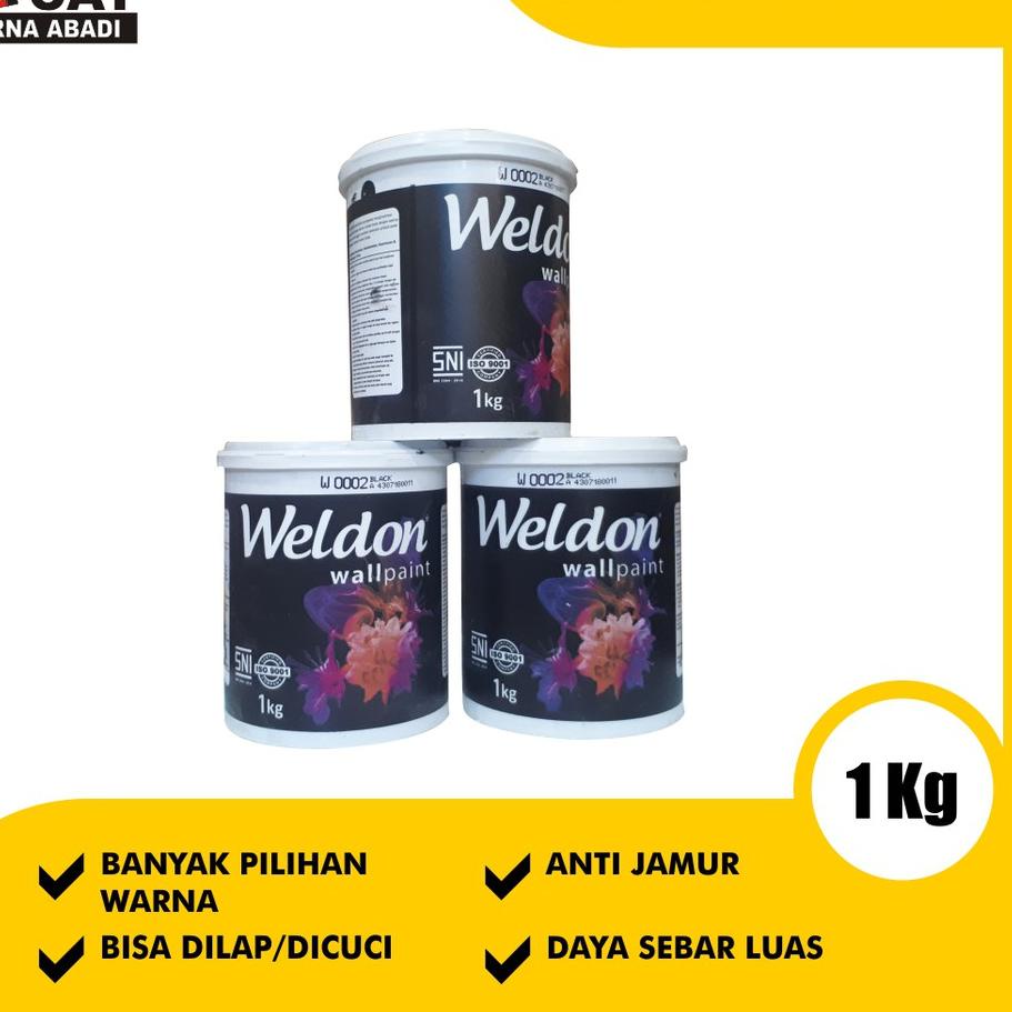 Jual Model Baru CAT TEMBOK WELDON 1 KG - KHUSUS INTERIOR - SERI WARNA 1 ...