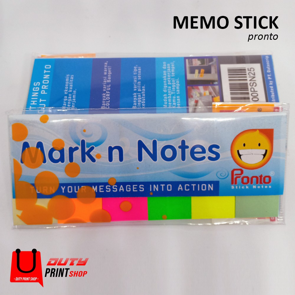 Jual Global Print Shop Online - Post-It/Memo Pronto Mark & Note - Mix T ...