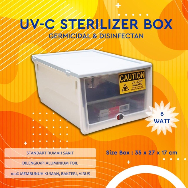 Jual UV-C Sterilizer Box size Small (UV BOX ANTI CORONA) | Shopee Indonesia