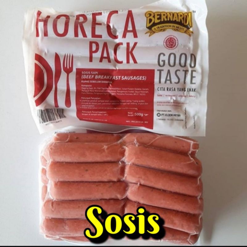 Jual sosis horeca bernardi 500gr | Shopee Indonesia