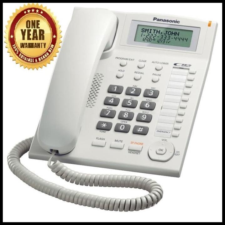 Jual Panasonic Single Line Telepon Kx-Ts880 / 885 - Ori Garansi ...