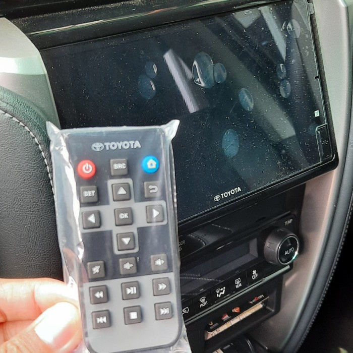 Jual Remote Audio Remot Head Unit Fortuner Facelift Original Toyota 100 ...