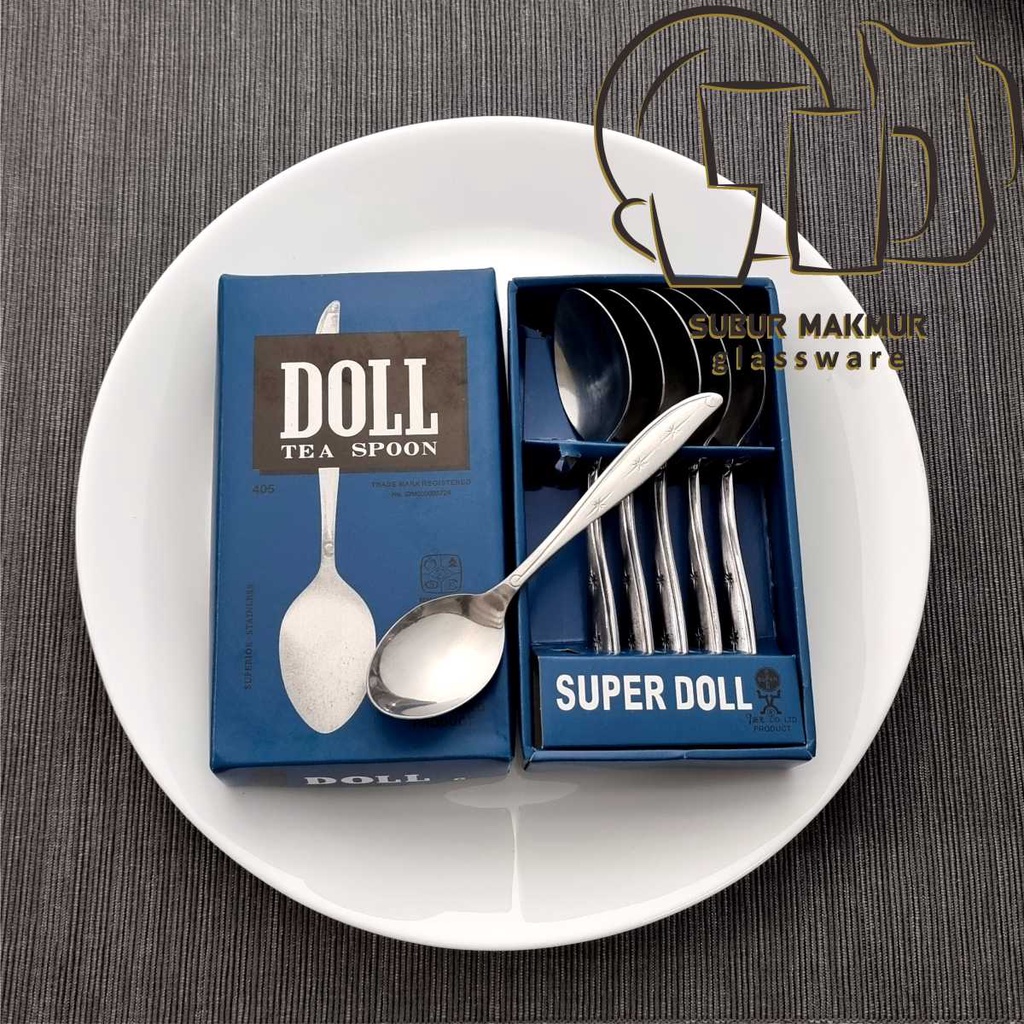 Jual [6 Pcs] Sendok TEH (BUKAN SENDOK MAKAN!!) SUPER DOLL (405 ...