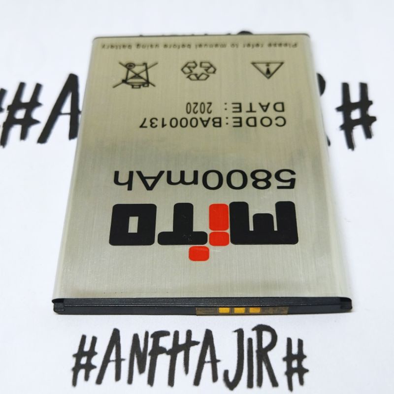 Jual ORIGINAL BATTERY BATERAI BATU BATRE HP MITO BA000137 BA 000137 BA-000137 For Mito A62 A 62 ...