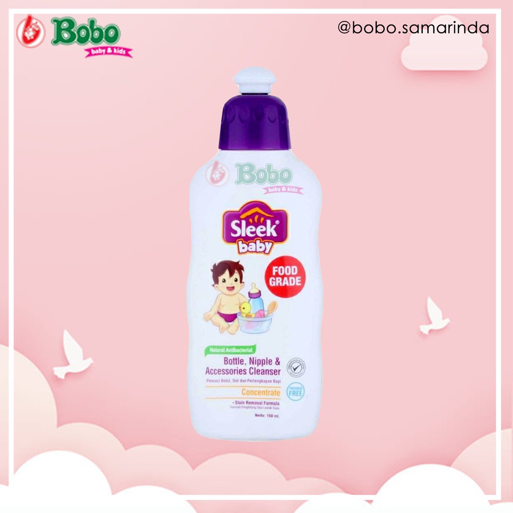 Jual Sleek Botol, Nipple & Accessories Cleanser 150ml - Sabun Botol ...