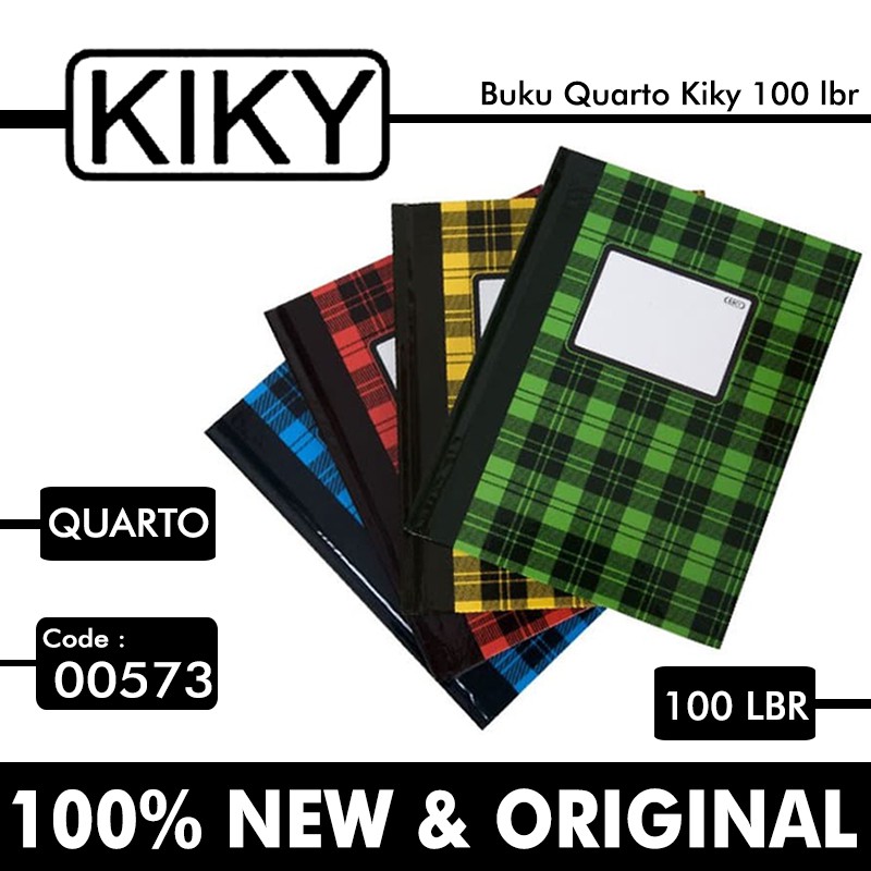 Jual Buku Hard Cover Quarto Kiky 100 lbr | Shopee Indonesia