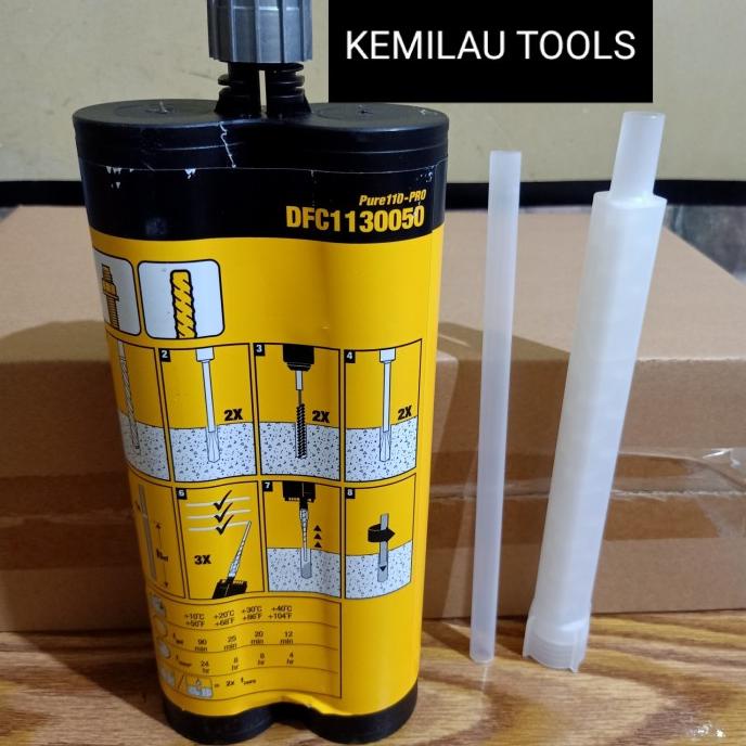 Jual Chemical Anchor Dewalt Pure 110 Pro 620 ML / Lem Beton / Lem Epoxy ...