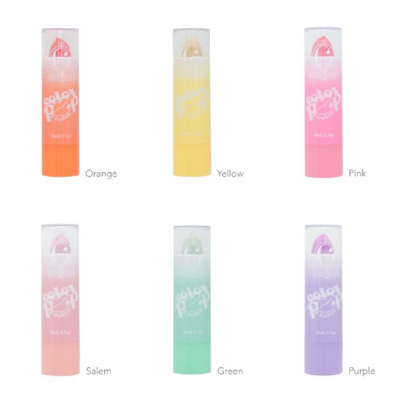 Jual MADAME GIE COLOR POP, COLOR POP LIP BALM FRUITY SERIES & TREAT UR ...