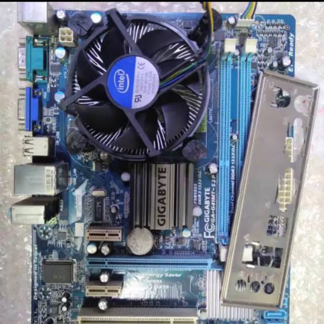 Jual Paket mainboard g41 DDR3 prosesor core 2 duo e8400 dan fan ...