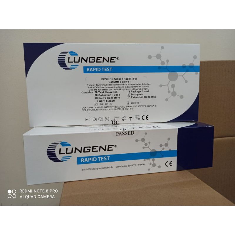Jual alatt rapid-test antigen swabs (SALIVA) 20pcs 1box metode airliur ...
