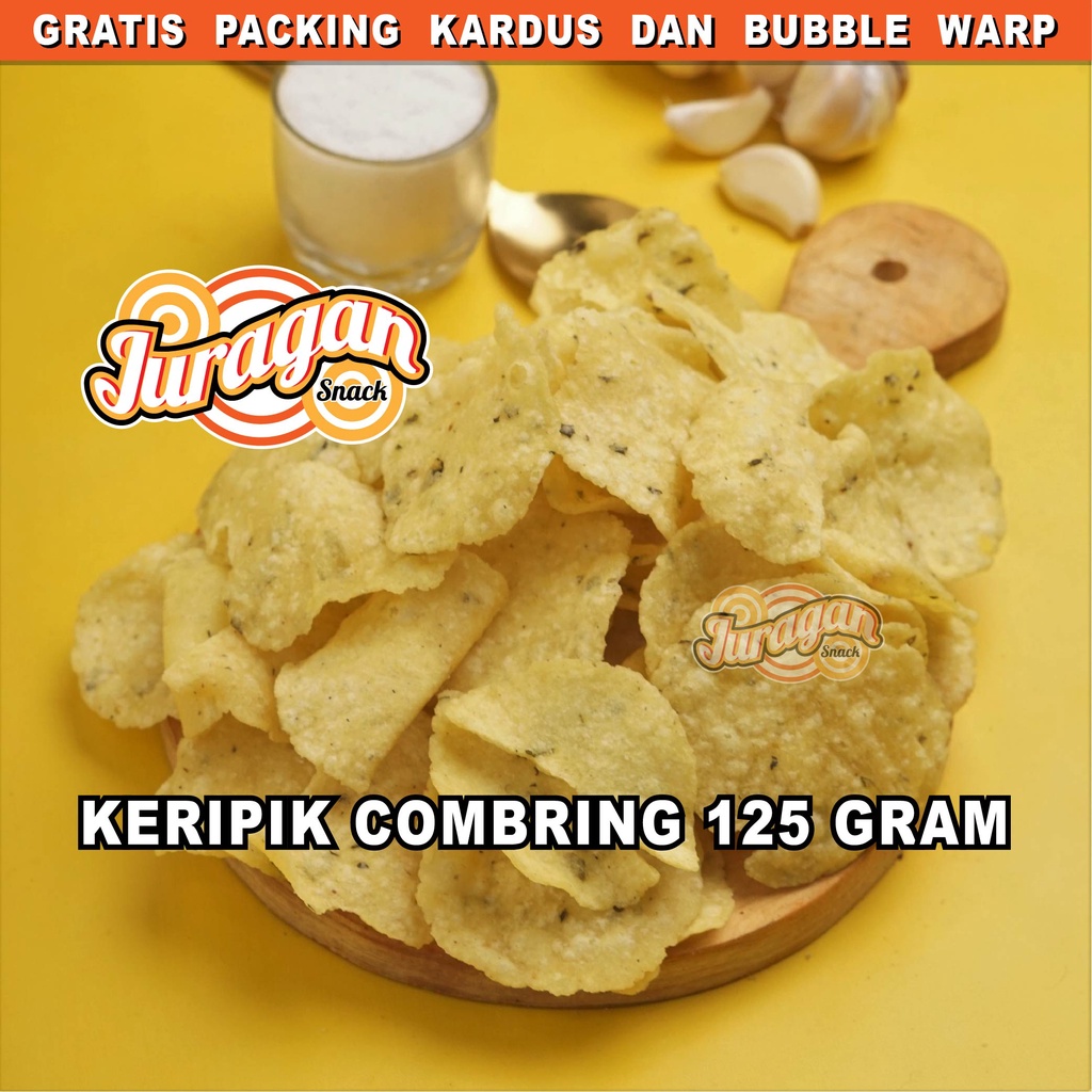 Jual KERIPIK COMBRING COMBRO KERING 125 gram snack kiloan makanan ...