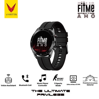 Jual VYATTA FITME SPECTRE AMO SMARTWARTCH 46MM,FULL ROUND AMOLED DISPLAY,BLUETOOTH PHONE CALL ...