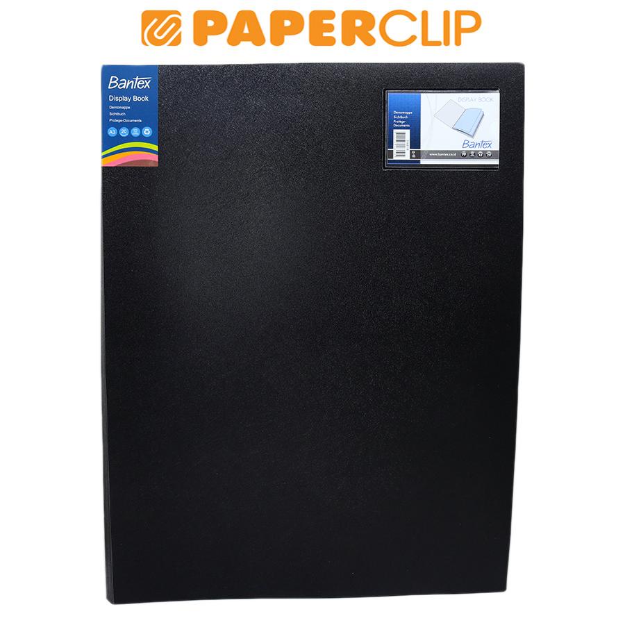 Jual DISPLAY BOOKS / CLEAR HOLDER BANTEX 3163 A3/20 10 BLACK | Shopee ...