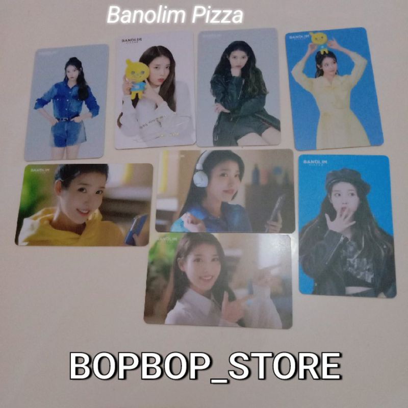 Jual OFFICIAL IU PHOTOCARD BANOLIM PIZZA AND LIMITED EDITION | Shopee Indonesia
