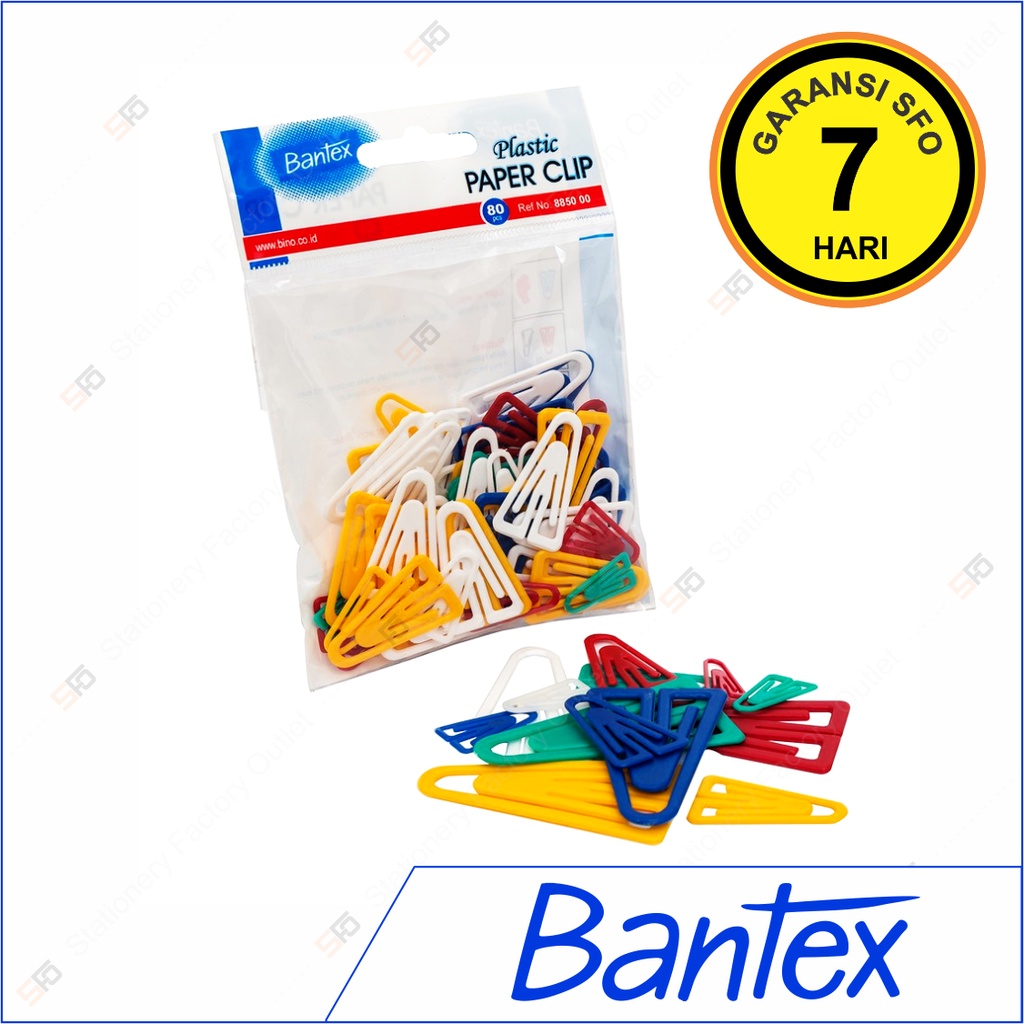Jual Paper Clip Warna Bantex 8850 00 - SFO Semarang Official | Shopee ...