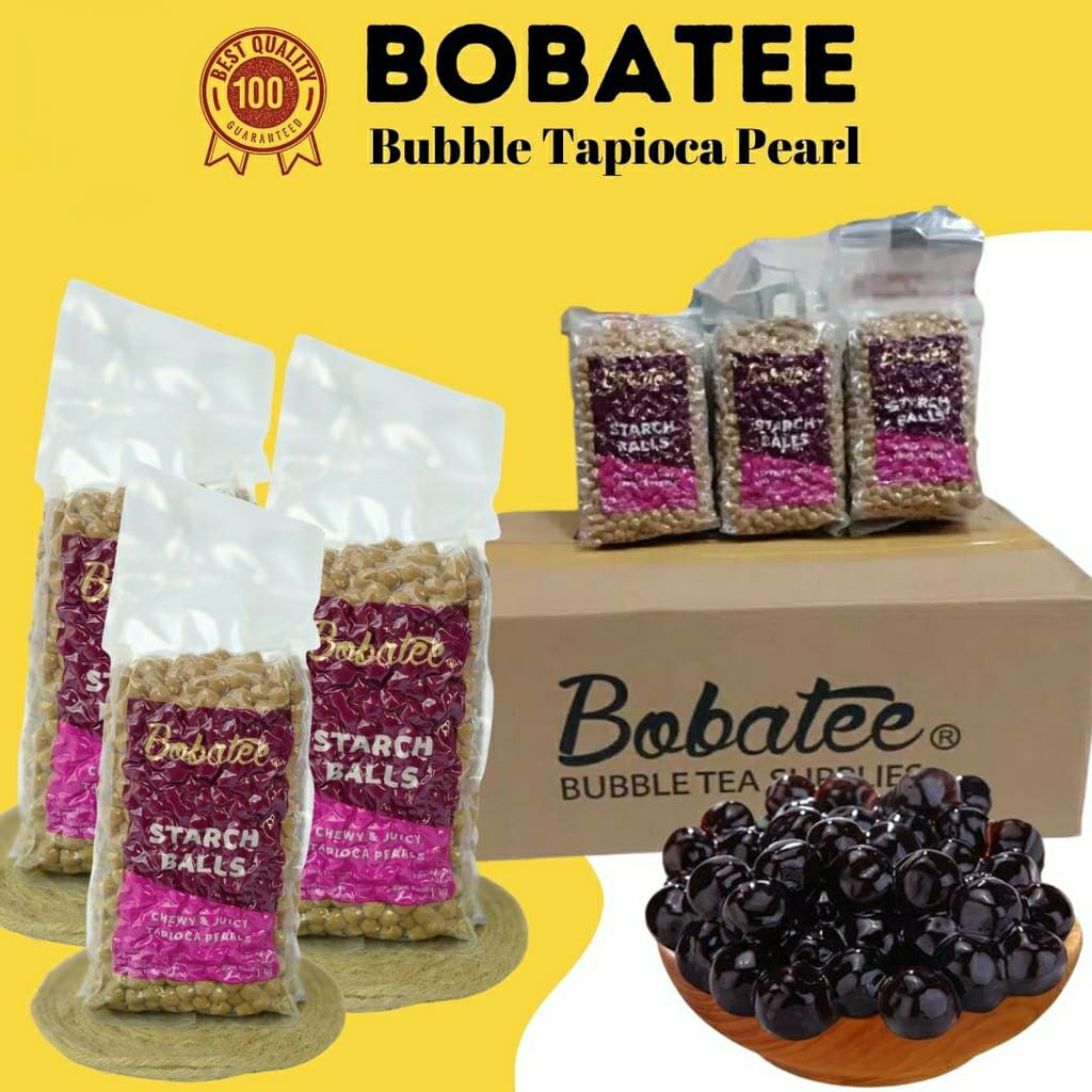 Jual BUBBLE BABEL Bobatee Tapioka pearl Bobatea boba brown sugar 1kg ...