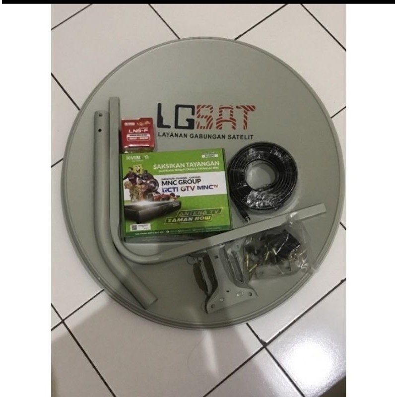 Jual paket parabola mini 60cm receiver kvision bromo | Shopee Indonesia